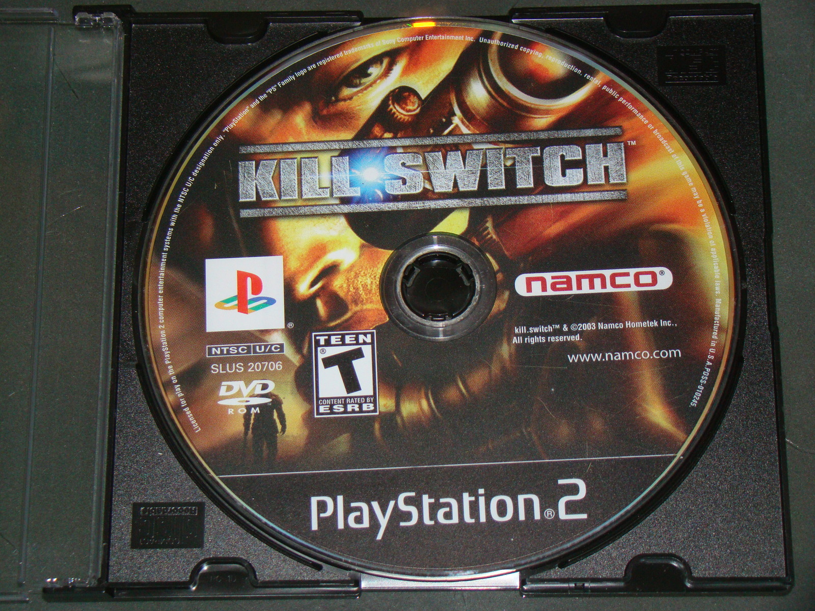 Playstation 2 - namco - KILL SWITCH (Game Only) - Video Games
