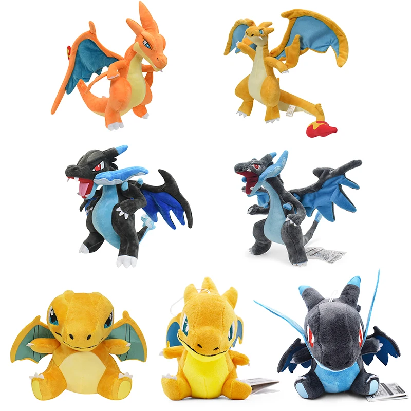 Shiny Rayquaza Gigantamax Charizard Pokemon Dolls Mega Evolution X & Y Charizard - Action ...