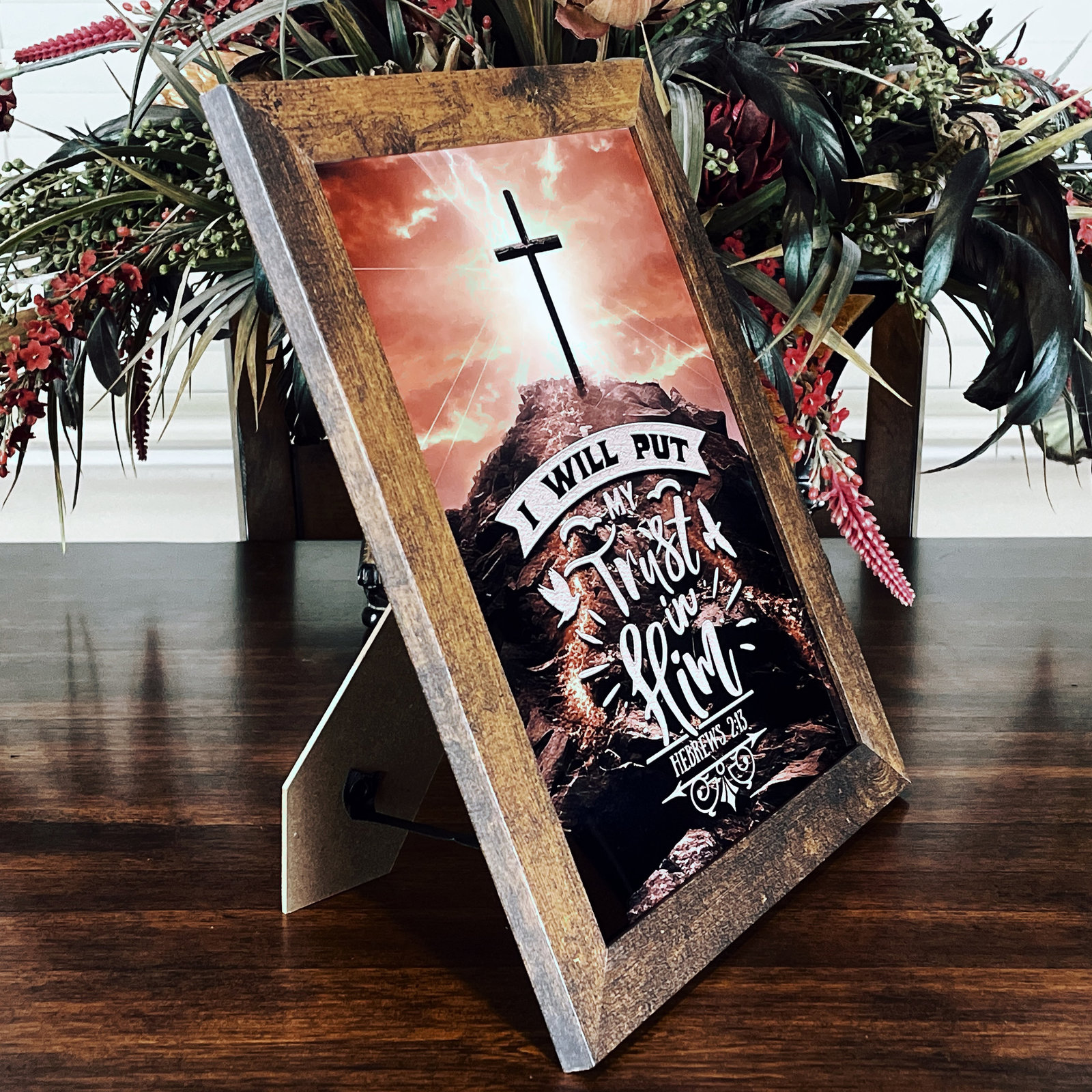 Bible Verse Metal Sign | Trust God Sign | Bible Verse Sign | Christian ...