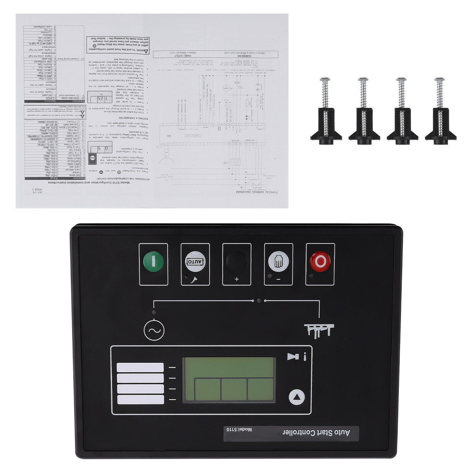 Generator Auto Start Control Module For Deep Sea DSE5110 LCD Display 24 ...