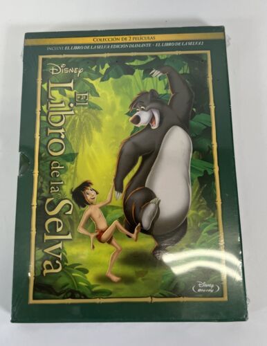 Spanish Espanol The Jungle Book El Libro De La Selva Blu Ray Dvd Set