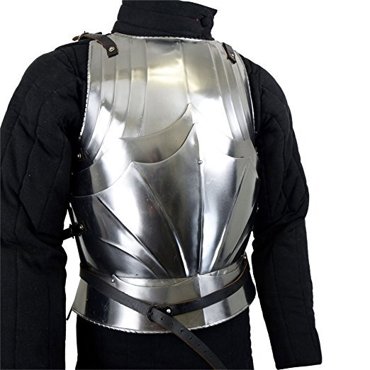 NauticalMart Medieval Silver Armour Breastplate Wearable Halloween ...