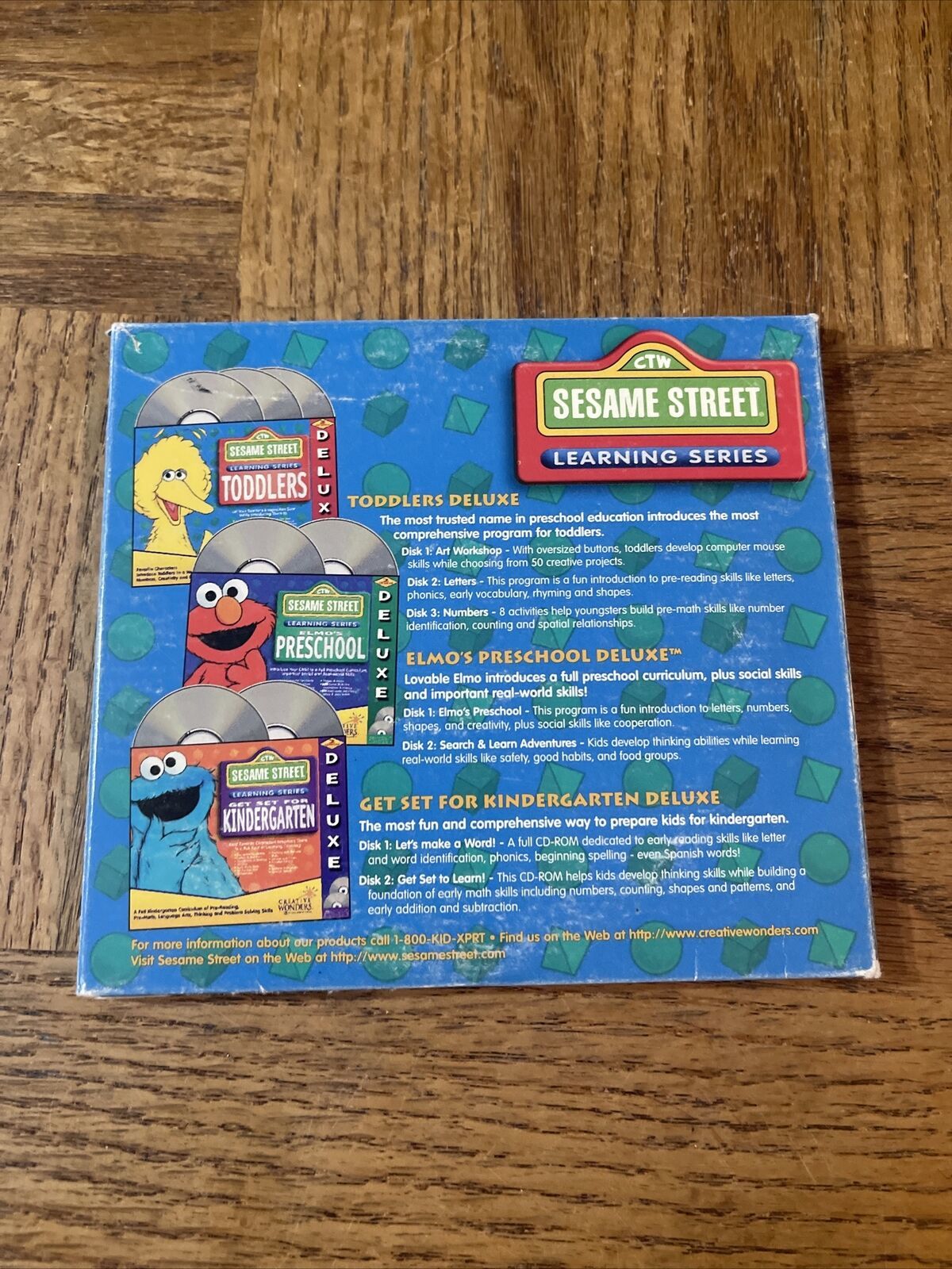 Sesame Street Learning Series Toddlers Deluxe PC Game - Video Games