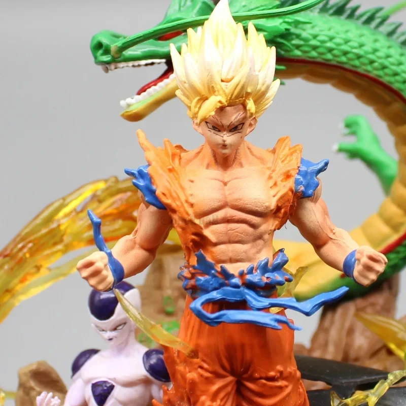 Dragon Ball Z Son Goku Figure Gk Super Saiyan Son Goku Cell Shenron Buu