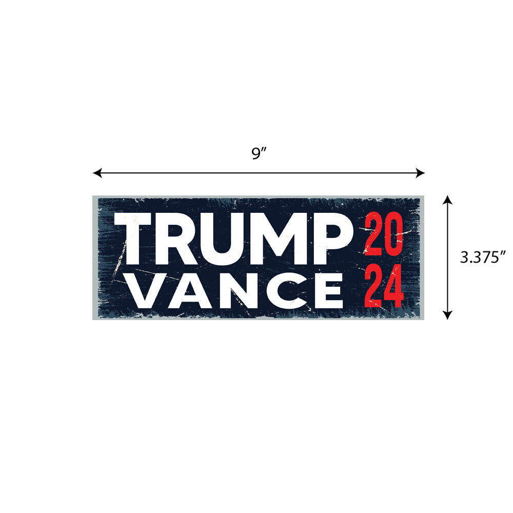 TRUMP VANCE 2024 MAGA Bumper Sticker Decal Graphic Election BS0529 ...