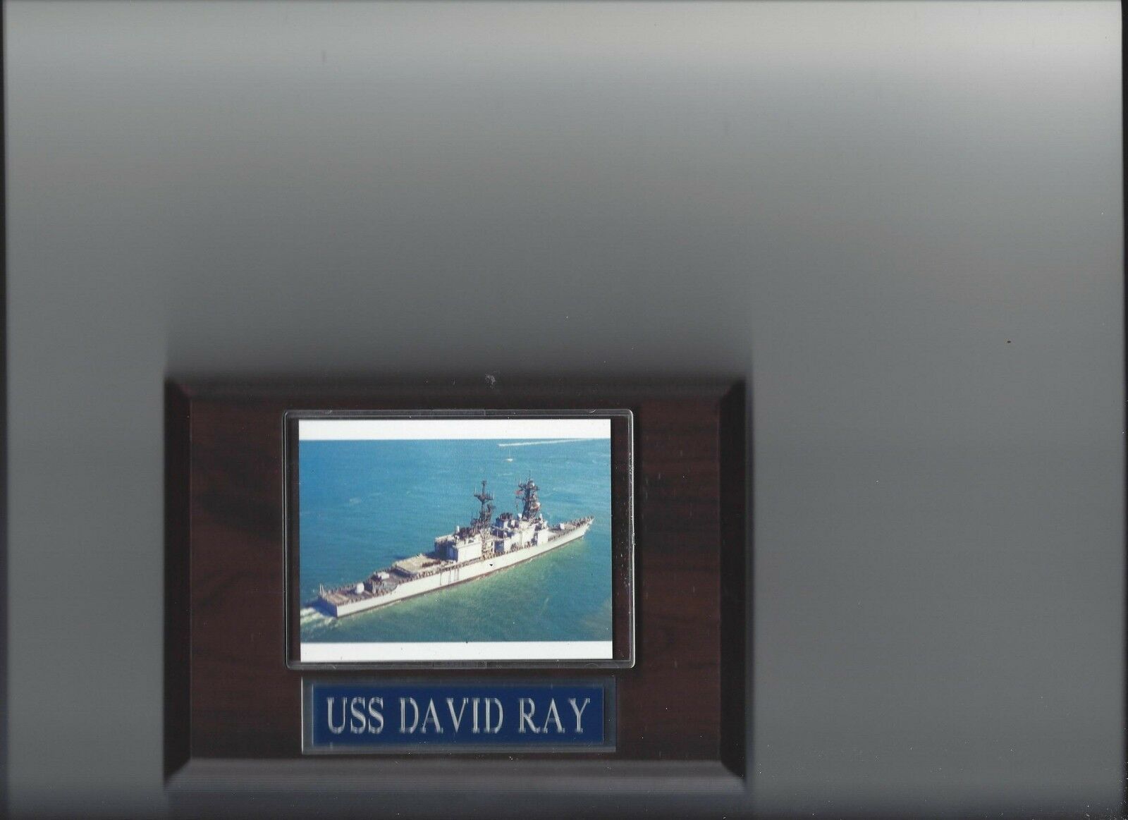 USS DAVID RAY PLAQUE DD-971 NAVY US USA MILITARY SPRUANCE CLASS ...