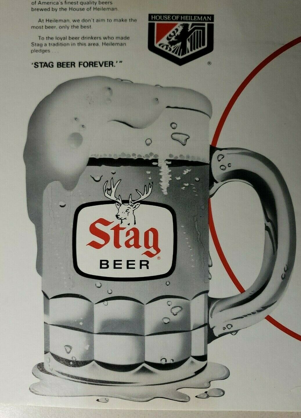 1981 Stag Beer Forever Shows Stag Beer Stein and 50 similar items