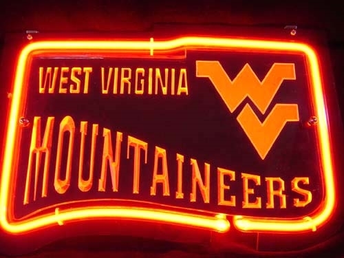 NCAA University Of West Virginia Mountaineers Beer 3D Neon Light Sign 9 ...