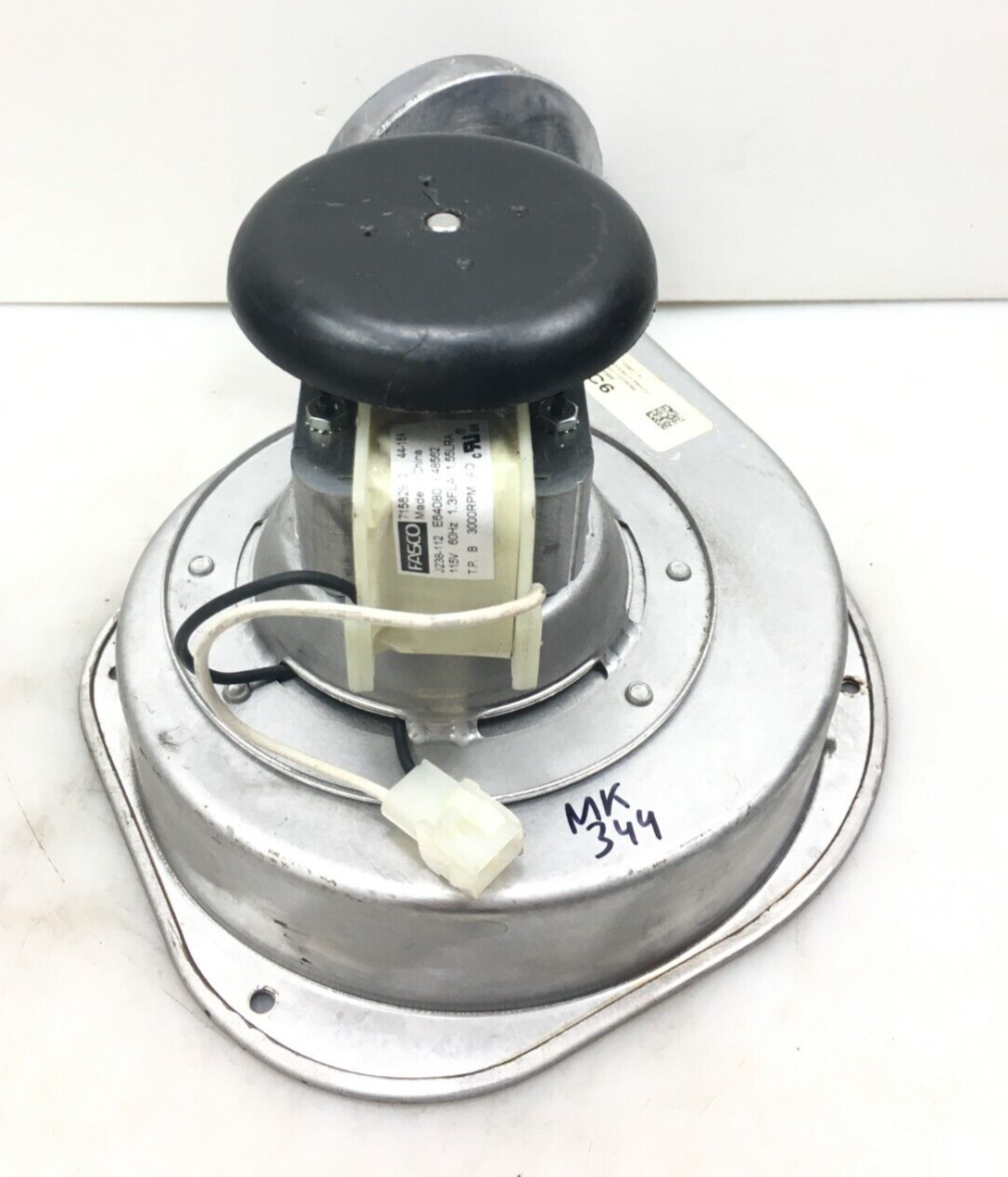 FASCO 71582910 Draft Inducer Blower Motor Assembly J238-112 70583115 used #MK344 - HVAC ...