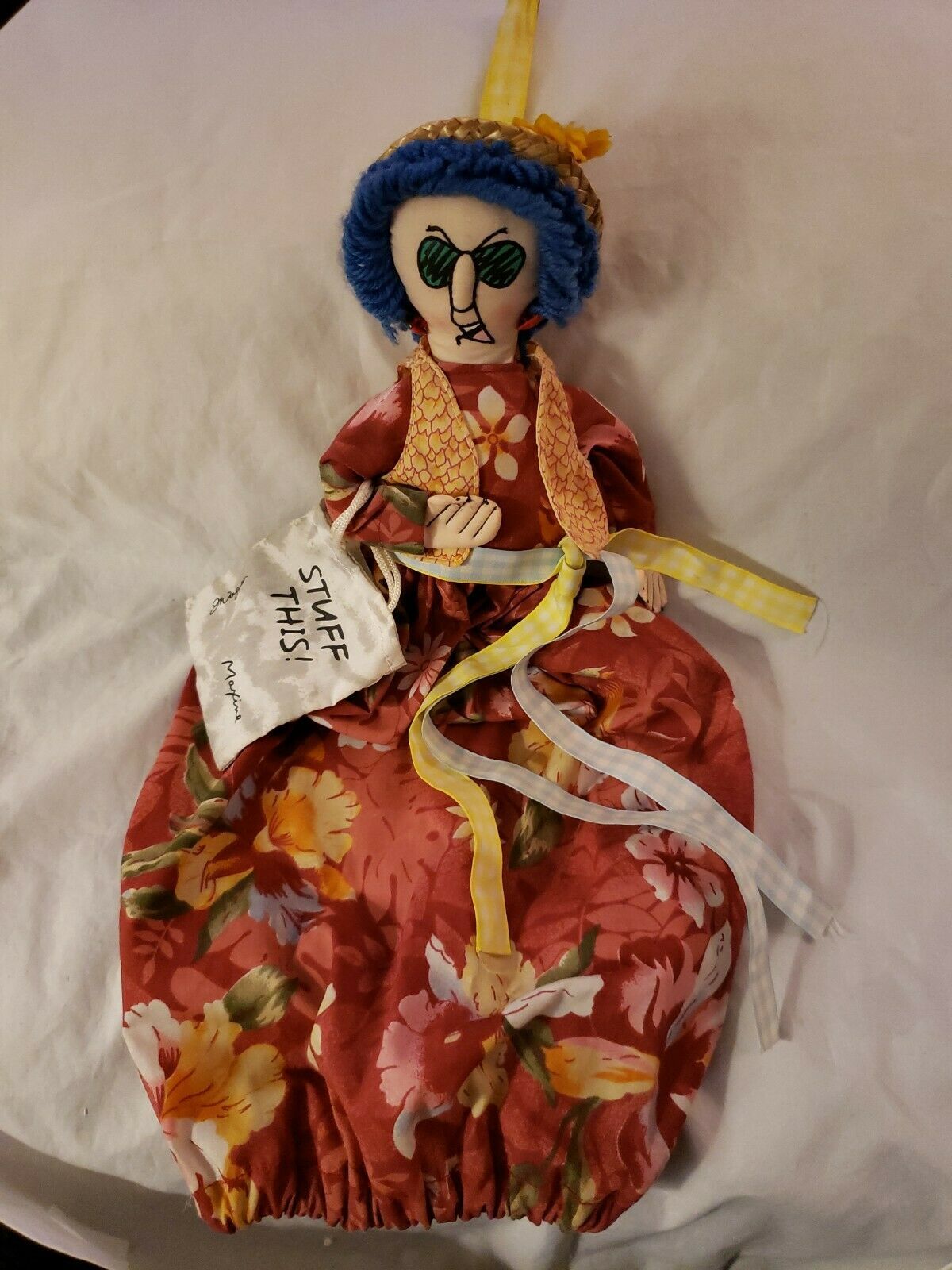 Hallmark Maxine Plastic Bag Hanger Holder - Rare! - Storage Bags