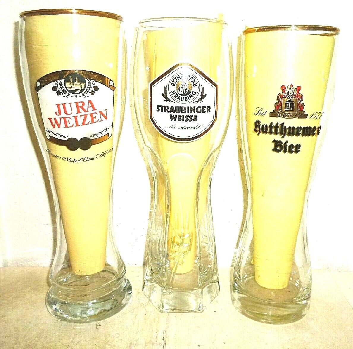 3 German Breweries Multiples 2 Weisse Weissbier Weizen 0.5L German Beer ...