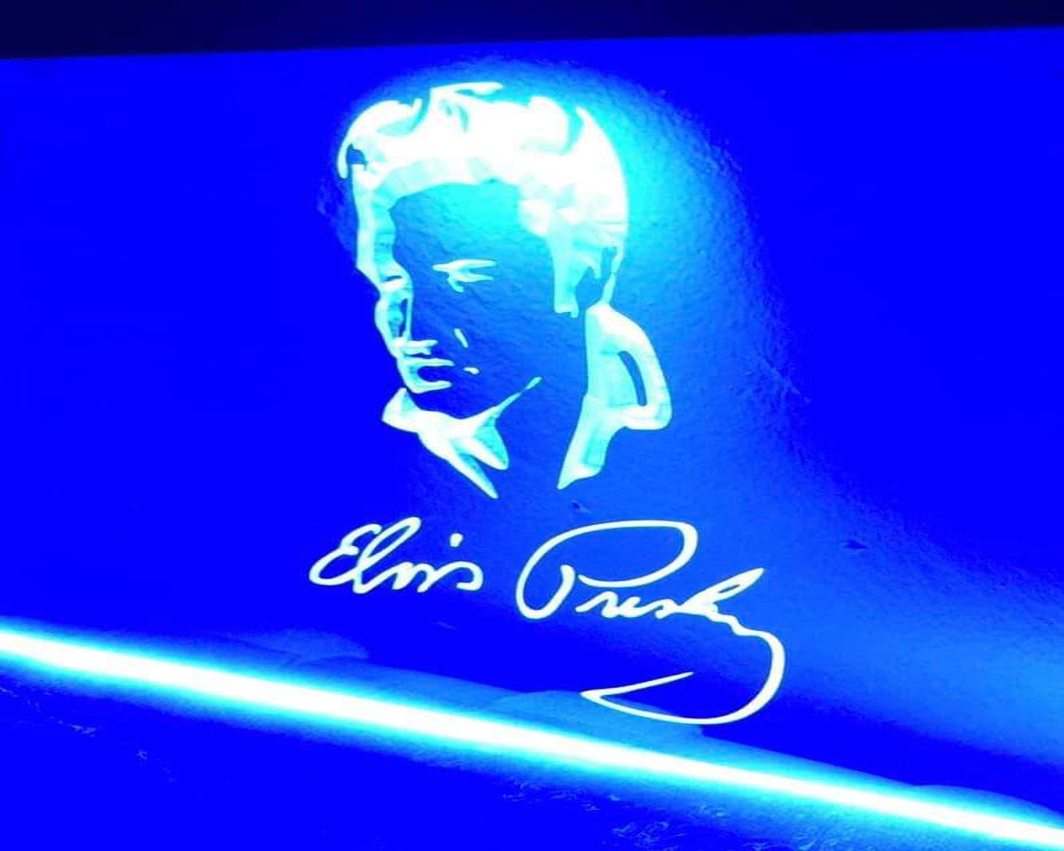 Elvis Presley Rock LED Neon Sign Hang Signs Wall Home Decor, Room ...