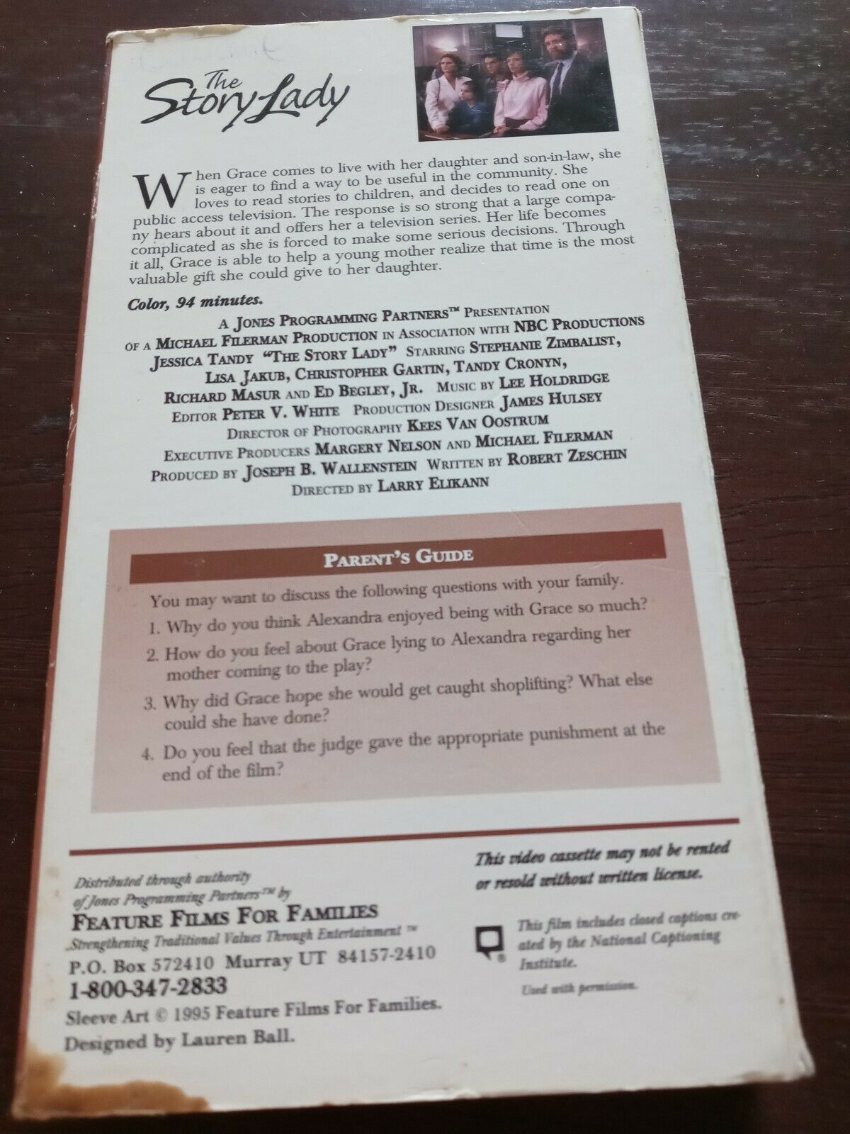 The Story Lady (VHS, 1994) - VHS Tapes