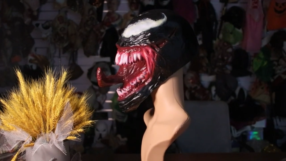 Venom Halloween Mask Silicone Long Tongue Spider Man Symbiote Horror ...