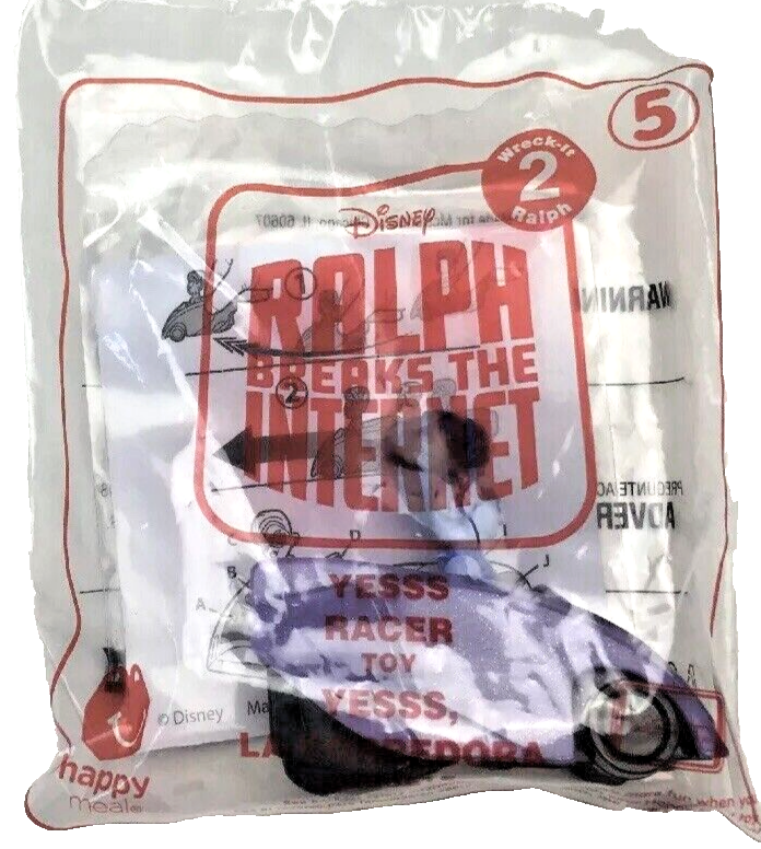 McDonalds Yesss Racer Wreck-It Ralph Breaks the Internet No. 5 Happy ...