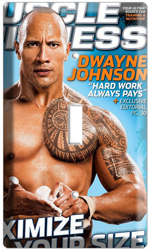THE ROCK DWAYNE JOHNSON WRESTLING CHAMPION MAGAZINE COVER SINGLE ...