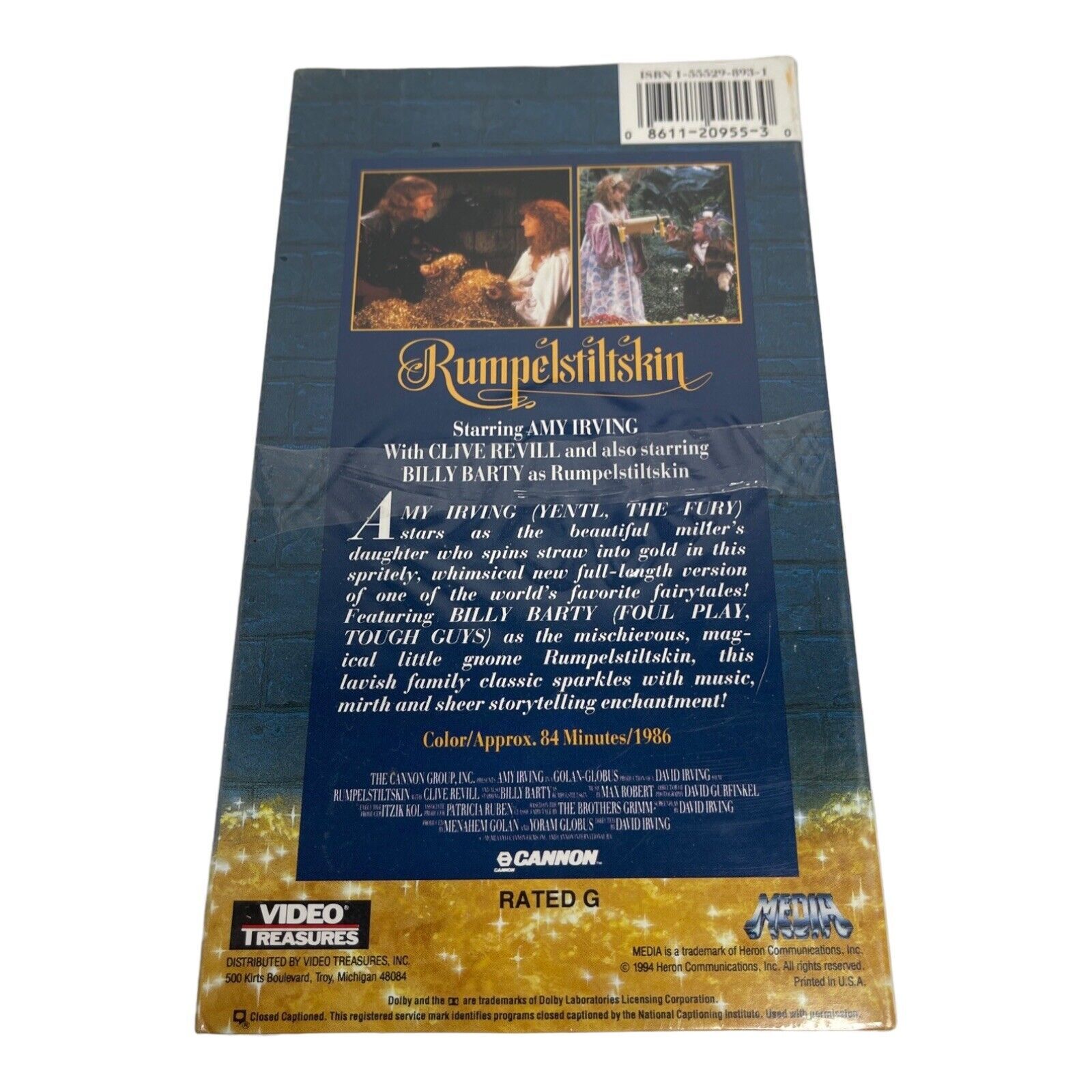 Rumpelstiltskin (VHS, 1994) Brand New Factory Sealed Vintage Video Tape Movie - VHS Tapes