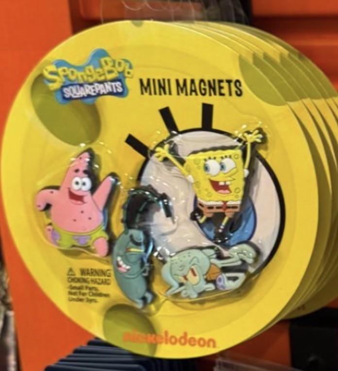 Universal Studios Parks SpongeBob Squarepants Nickelodeon Mini Magnet ...