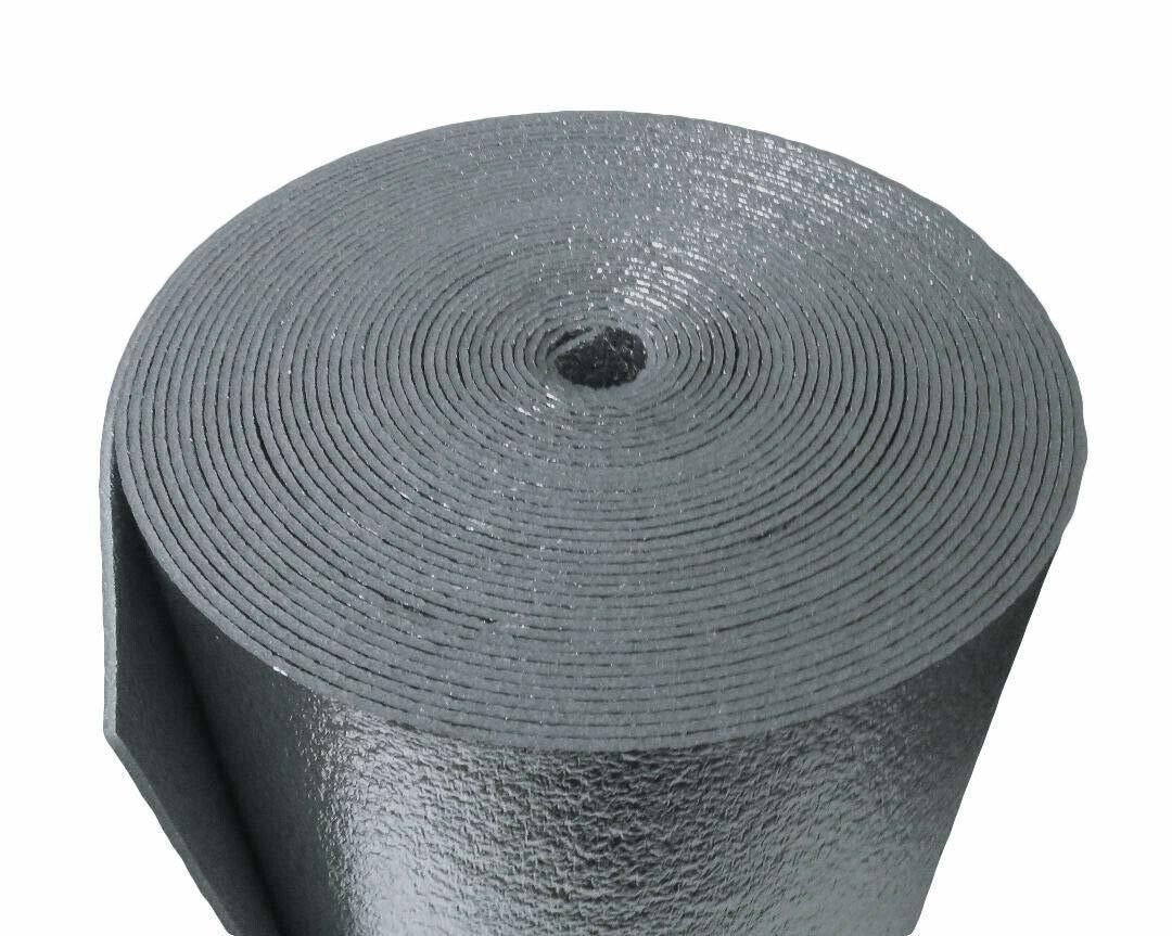 R-8 HVAC Duct Wrap Insulation Reflective 2 Sided Foam Core 4' x 100 ...