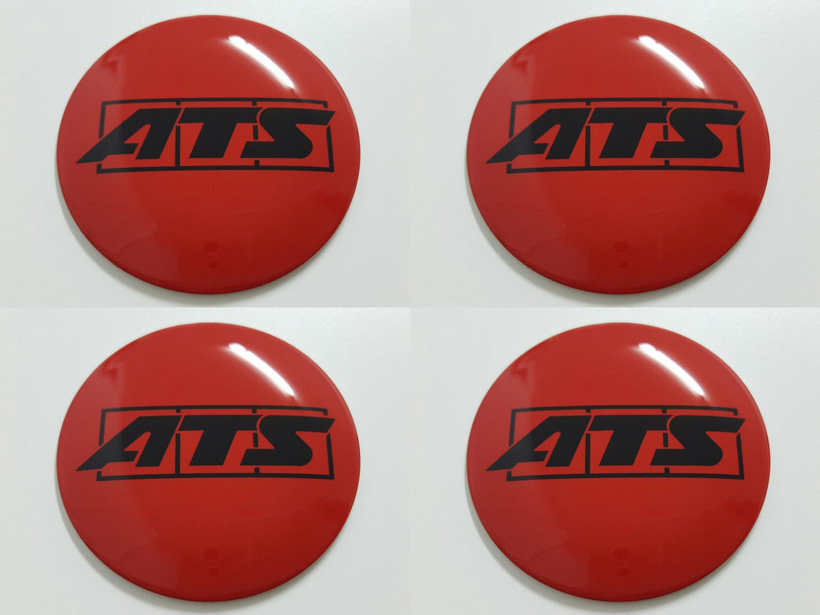 Ats 2 - Set of 4 Metal Stickers for Wheel Center Caps Logo Badges Rims ...