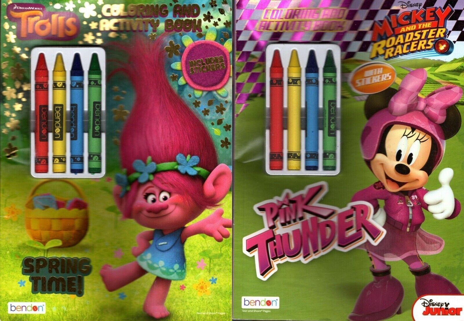 Trolls - Spring Time! &Mickey and the Roadster Racers Coloring ...
