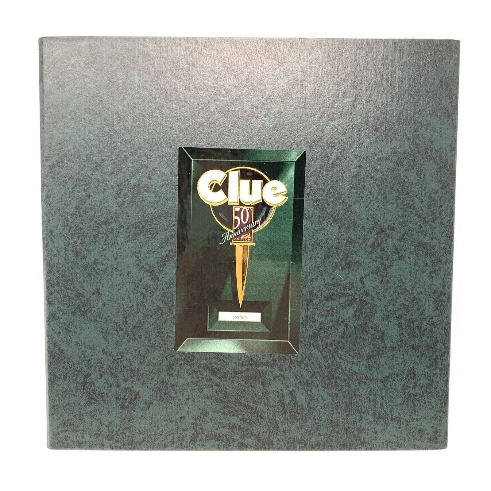 Clue 50th Anniversary Game Board Only Replacement Part Piece Map Rule ...