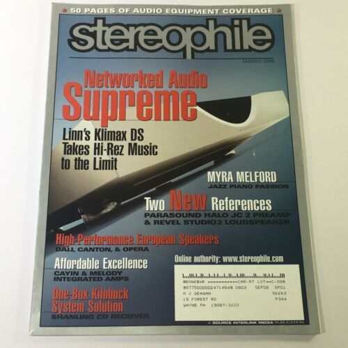 Stereophile Magazine March 2008 - Linn Klimax DS Network Audio / Myra ...