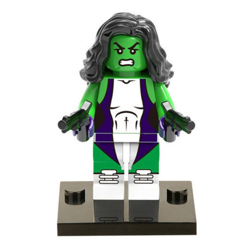 YY Minifigure Building Custom She-Hulk Green Comic version She Hulk ...