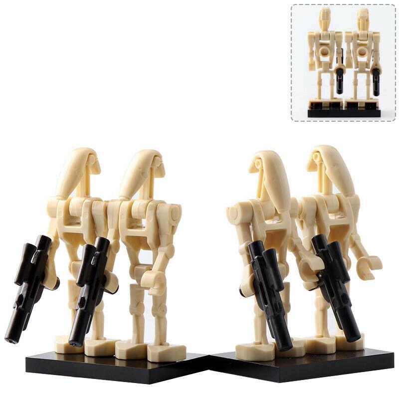 4Pcs/Set Battle Droid Army Military Star Wars Clone Wars Minifigures ...