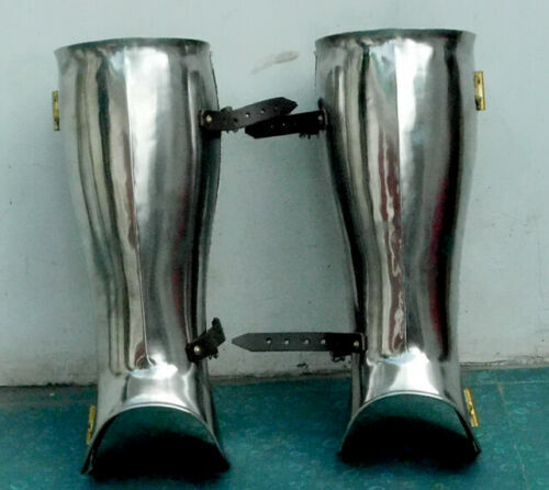 Medieval Solid Steel rare Leg fantasy set LARP/Reenactment leg Armor ...