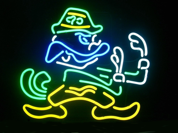 NCAA Notre Dame Fighting Irish Beer Bar Neon Light Sign 36" x 36 ...