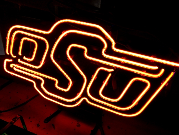 NCAA Osu Oklahoma State University Basketball College Neon Light Sign ...