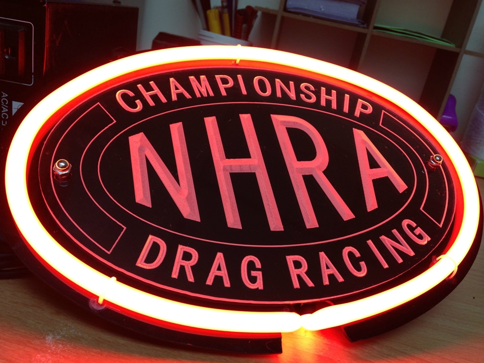 NHRA Drag Racing 3D Beer Bar Neon Light Sign 10" x 6" - Other ...