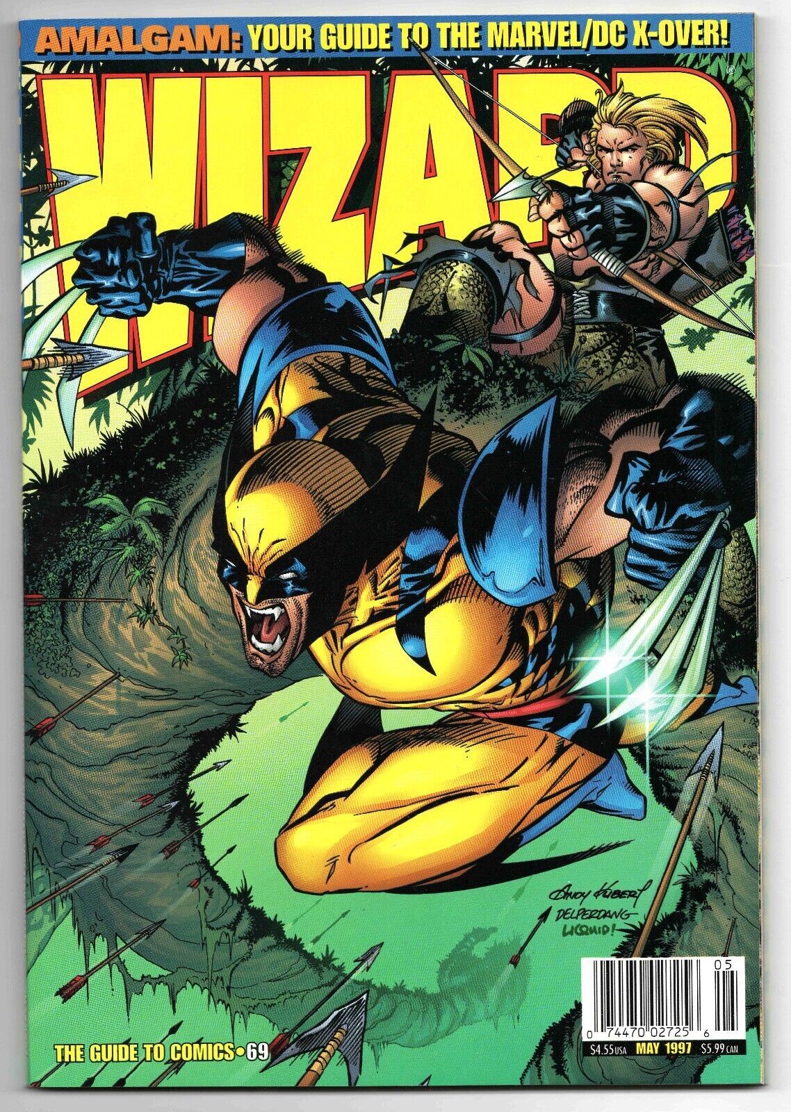 Wizard Magazine #69 VINTAGE 1997 Wolverine Ka-Zar Cover - Comics ...