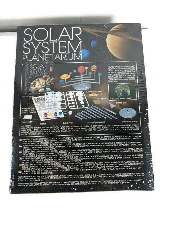 Solar System Planetarium Model Kit Kidz Labs 4M Brand New Sealed ...