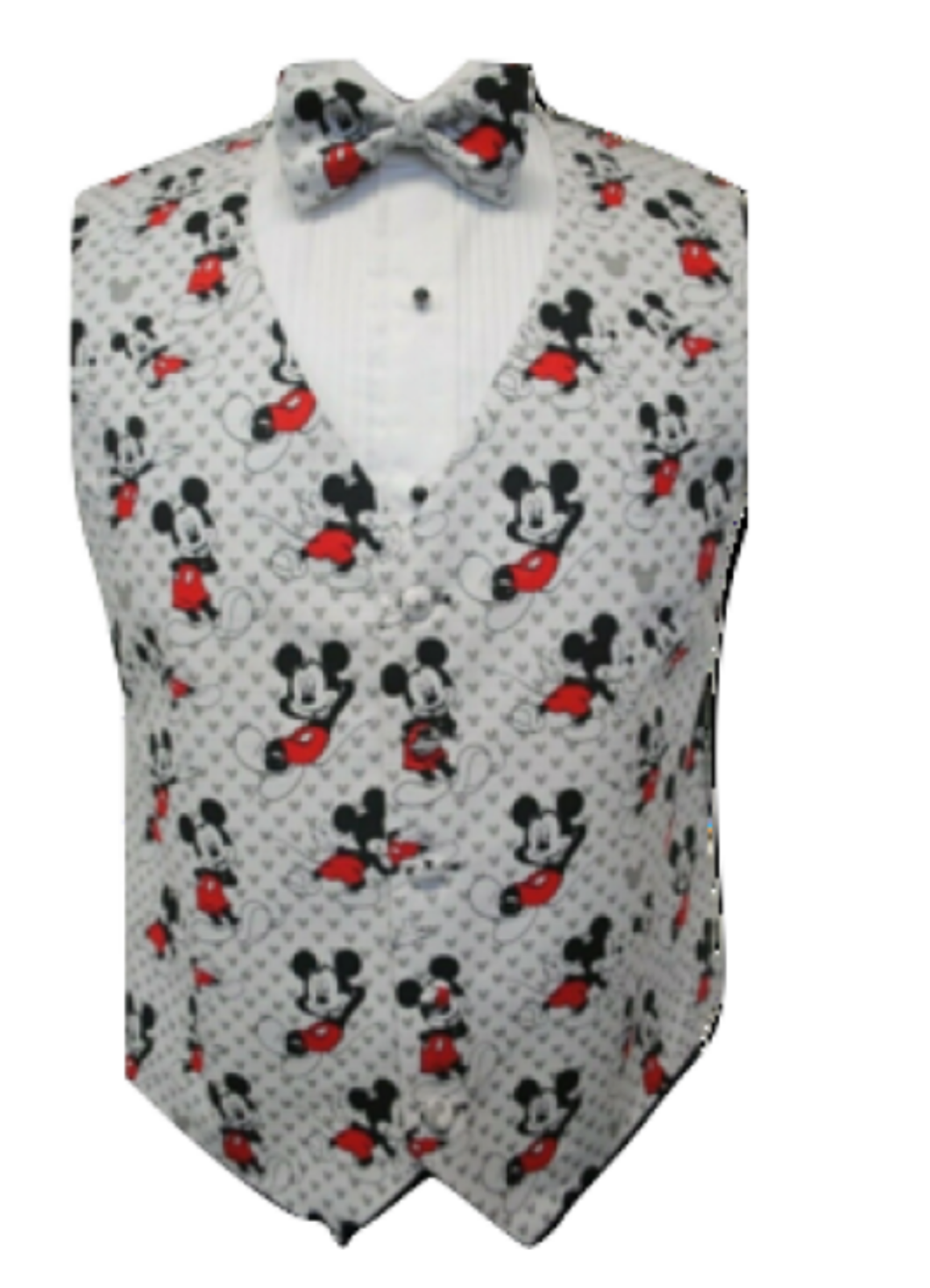 Totally Mickey Mouse Tuxedo Vest and Bowtie - Tuxedo & Formal Vests