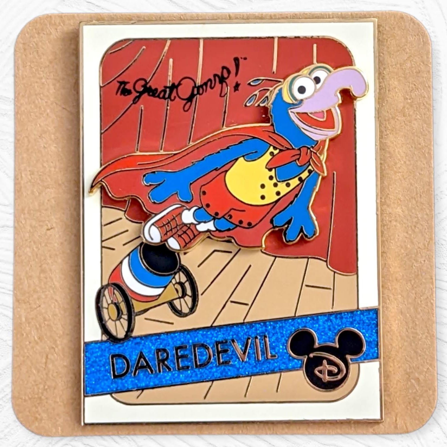 The Muppets Disney Pin: The Great Gonzo Daredevil - Other
