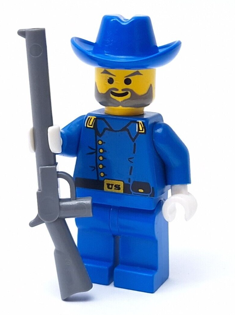Lego Vintage Cavalry Colonel Minifigure w/ Cowboy Hat ww002 Western ...