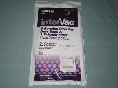 Intervac Dust Bags and Exhaust Filter Y08-5 by InterVac - Everything Else
