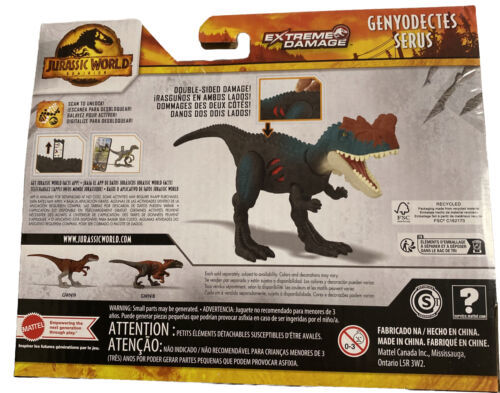 JURASSIC WORLD DOMINION EXTREME DAMAGE GENYODECTES SERUS NEW IN HAND ...