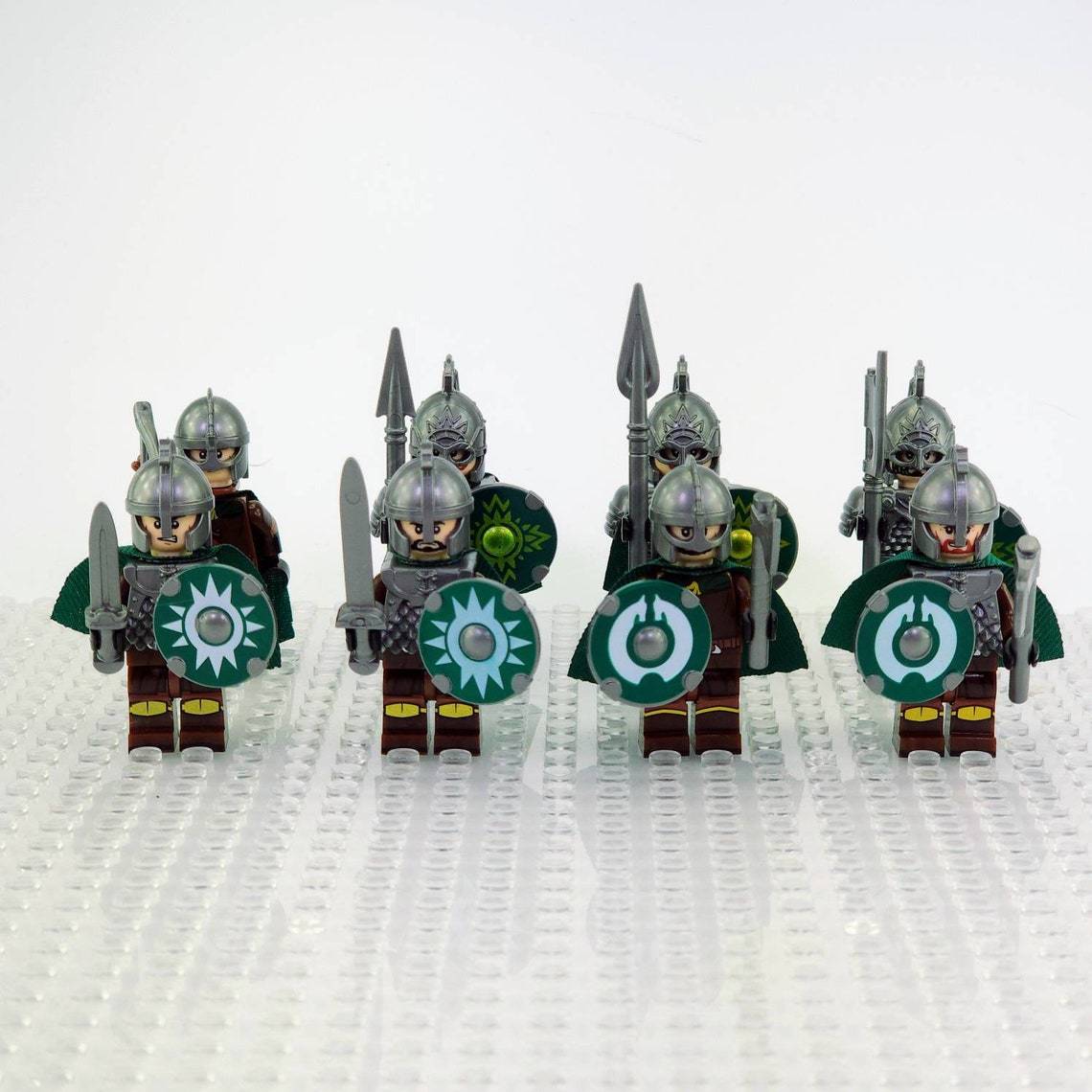 The Lord Of The Rings Rohan army Rohirrim Warrior Royal Guard 8pcs ...