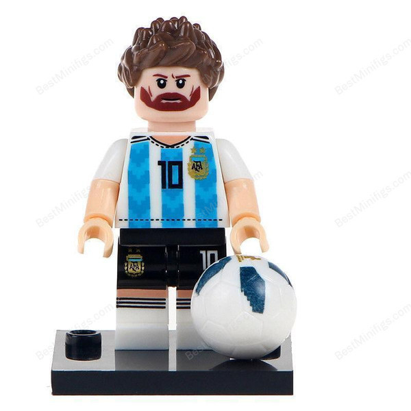 Lionel Messi World Champion Socccer Player Dyi Minifigures Gift For ...