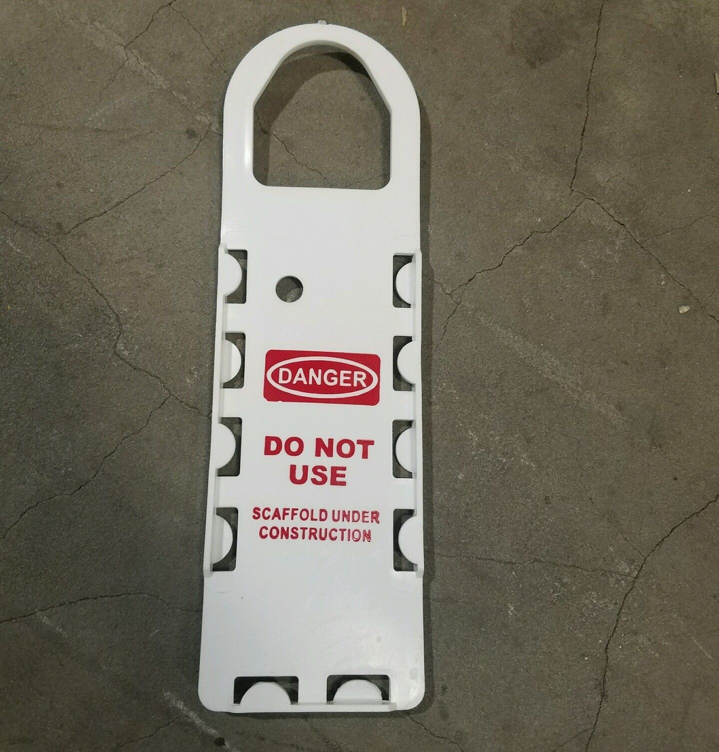 Set of 4 holder Lockout Tagout Scaffold Tag scafftag safety Danger Do ...