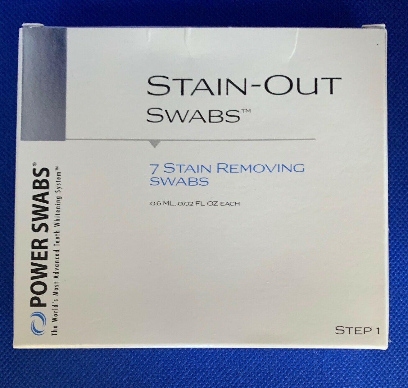 Power Swabs, Stain-Out Swabs for Teeth, 7 Tubes, Sheer Science, Exp 08/ ...