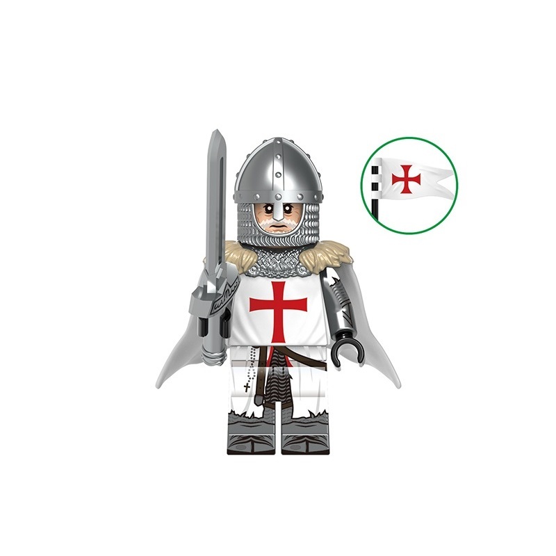Medieval The Knights Templar Minifigures Weapons and Accessories ...