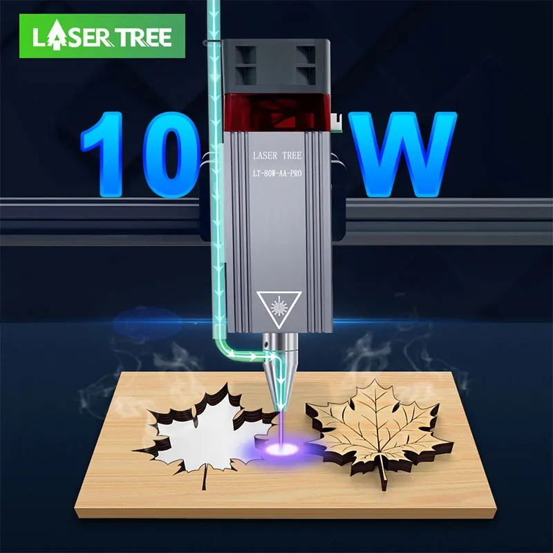 LASER TREE 80W Laser Module with Air ist 450nm Blue Light Engraving ...