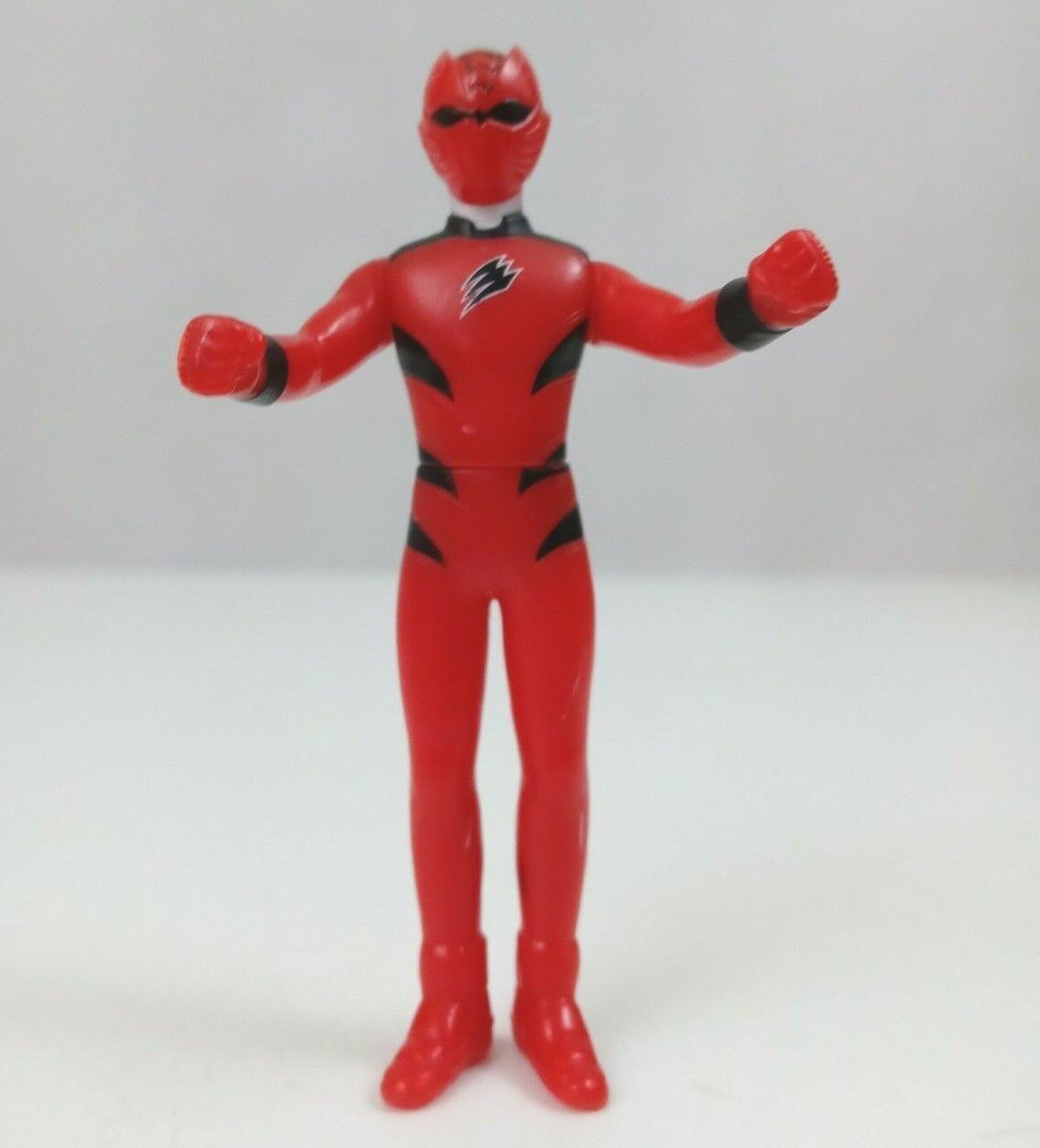 2007 Bandai Power Rangers Jungle Fury Red Tiger Ranger 3" Action Figure ...