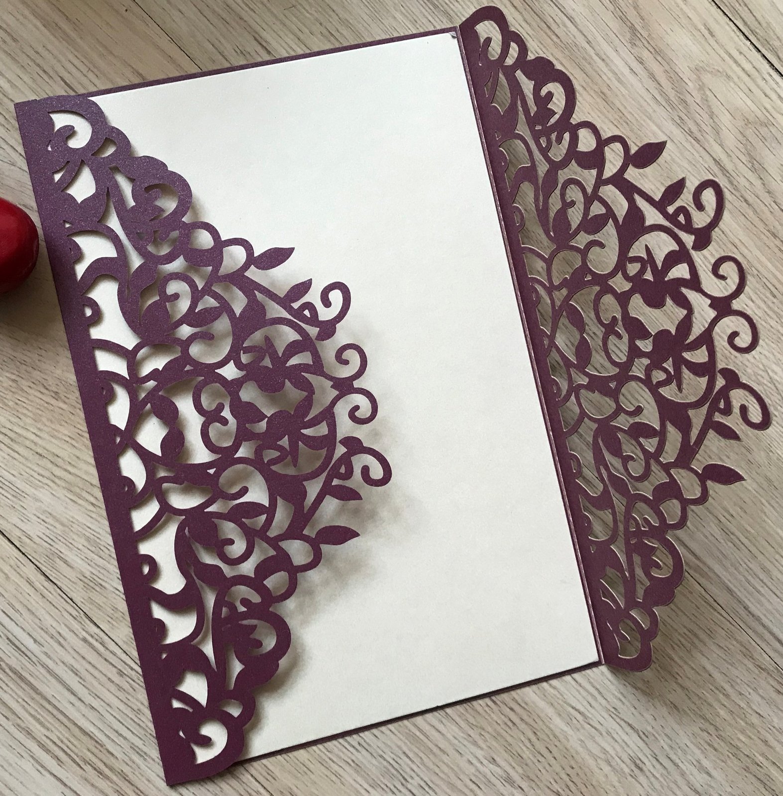 50pcs custom Laser Cut wedding invitations cards,laser cut invitation ...