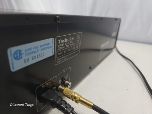 Technics SL-PD665 CD Player Carousel Changer 5 Disc Tested & Working ...