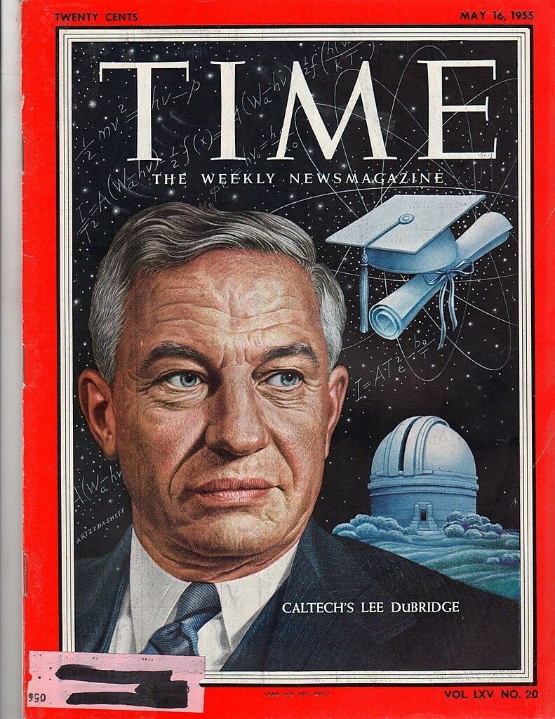 Time Magazine 1955, May 16 CALTECH'S LEE DuBRIDGE - Magazines